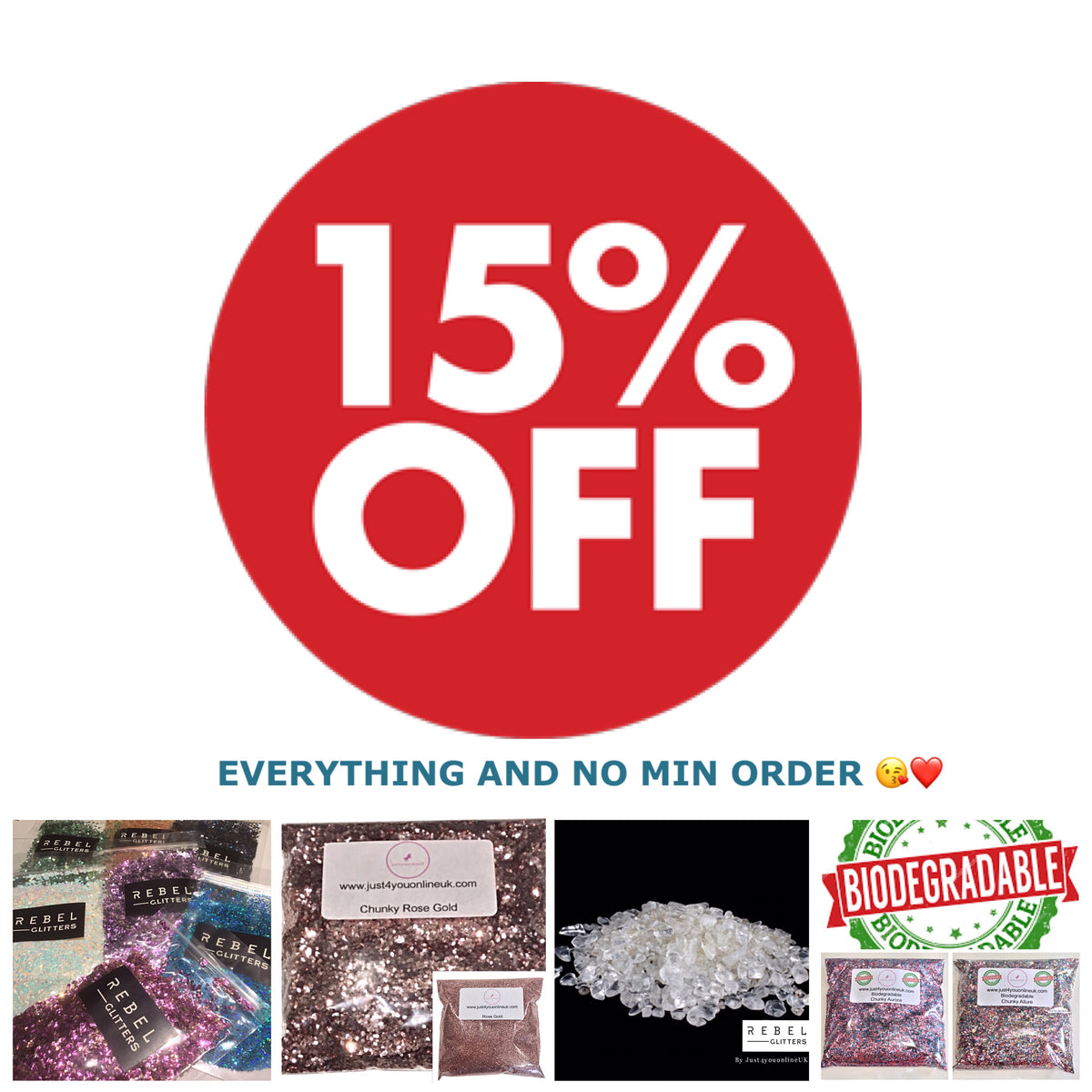 February Glitter Sale - 15% off everything and no min order – Apex Resin