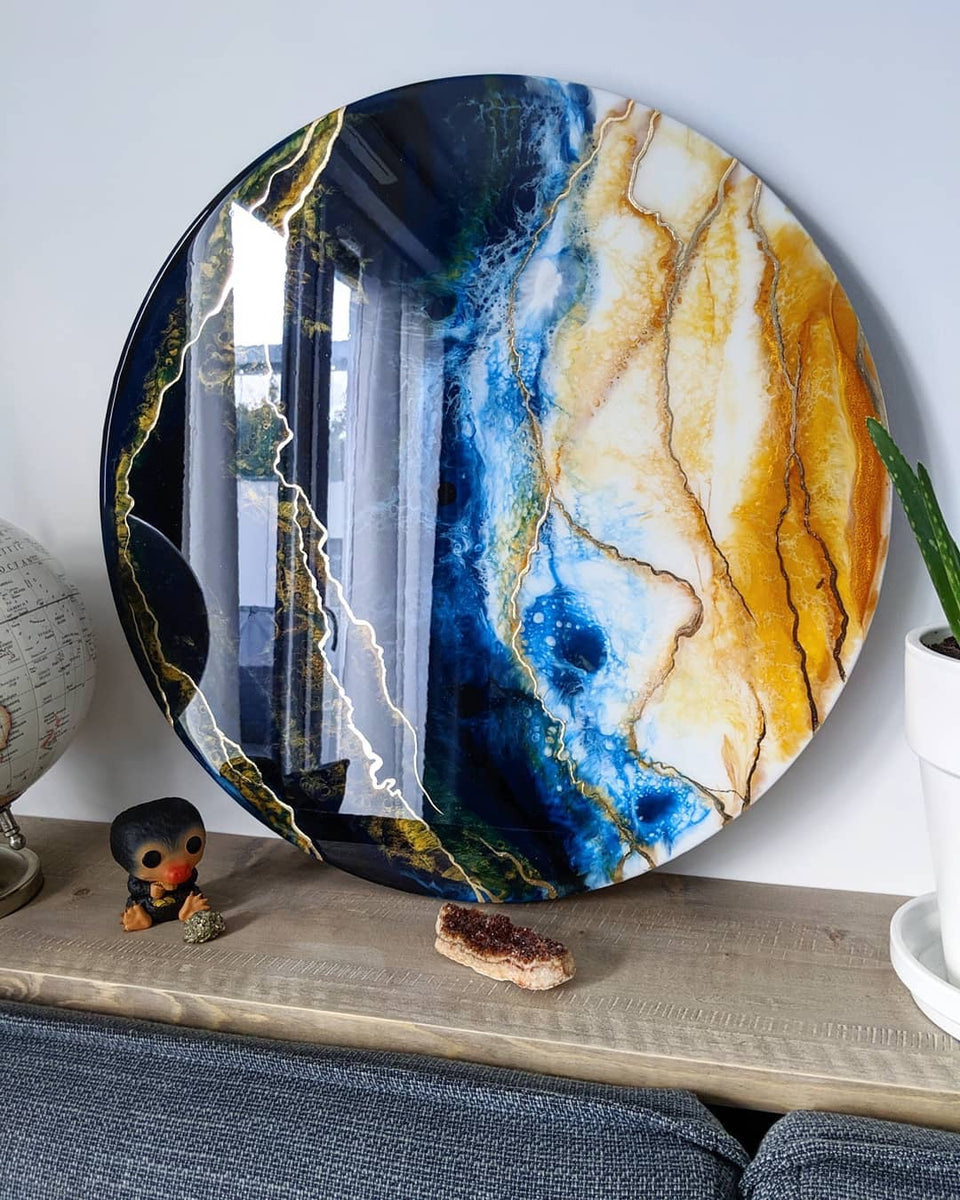 Resin Art Tutorial - How to create beautiful resin art using our Premi ...