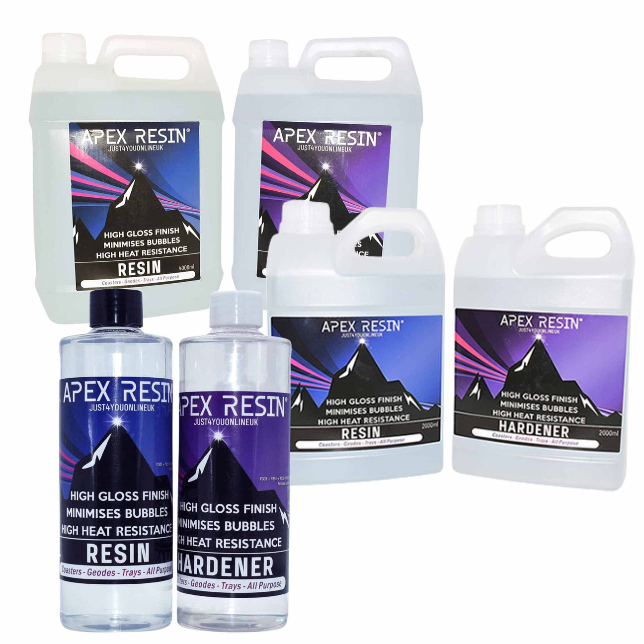 Clear Epoxy Resin - All Purpose clear casting resin, heat resistant ...