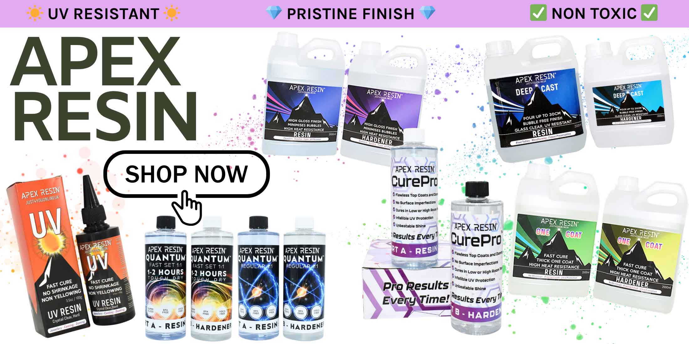 Apex Resin - The Best Epoxy for Resin Tumblers and Resin Art.