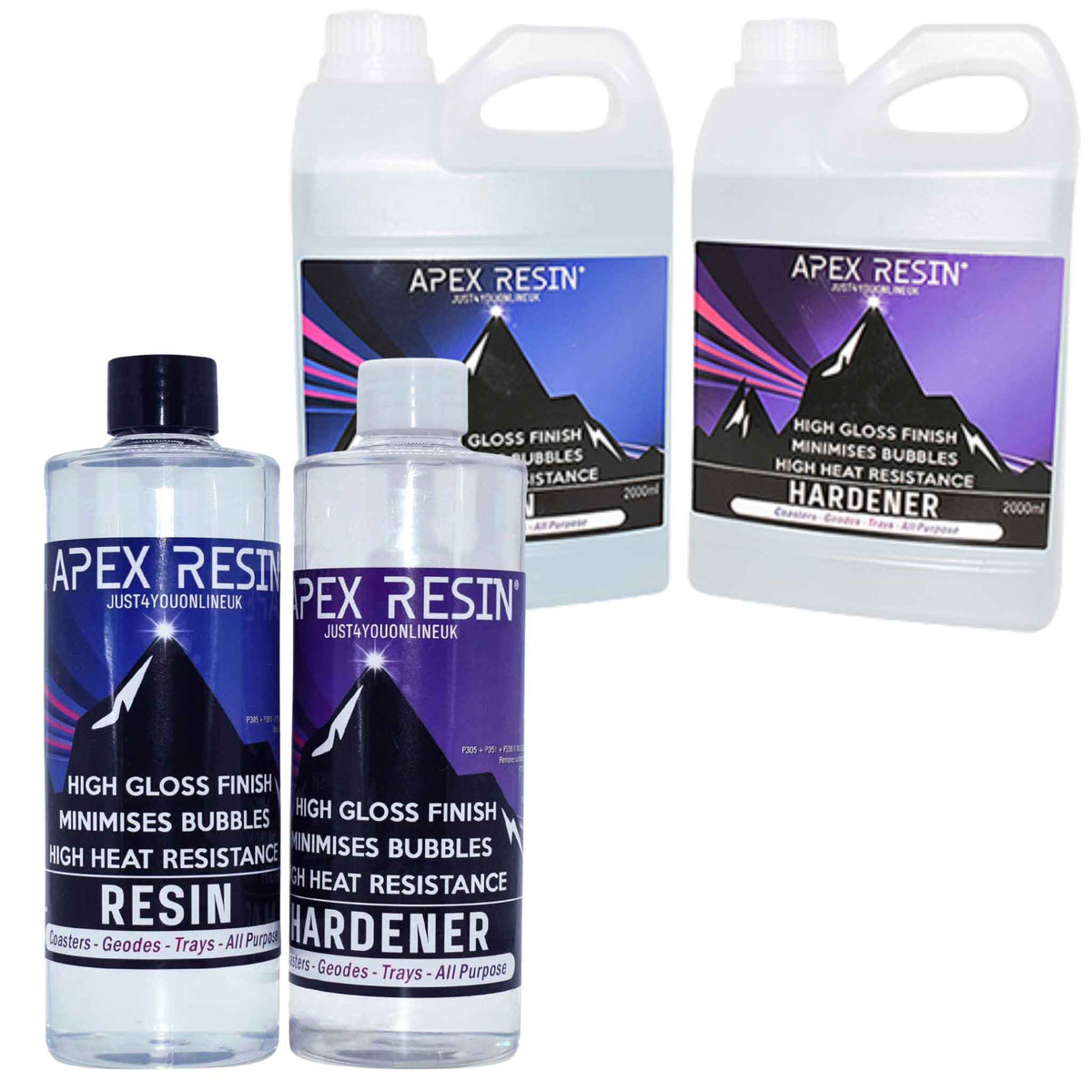Clear Epoxy Resin - All Purpose clear casting resin, heat resistant ...