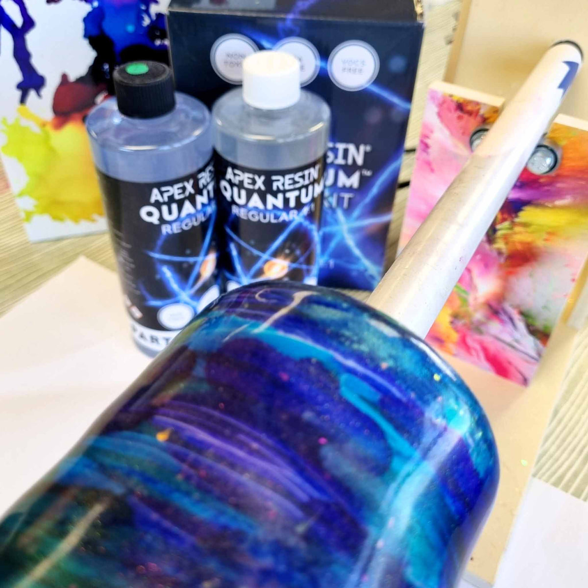 Apex Resin Quantum - Regular set UK epoxy resin for tumblers
