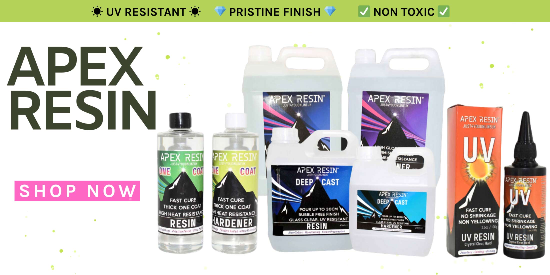 Apex Resin - The Best Epoxy for Resin Tumblers and Resin Art.