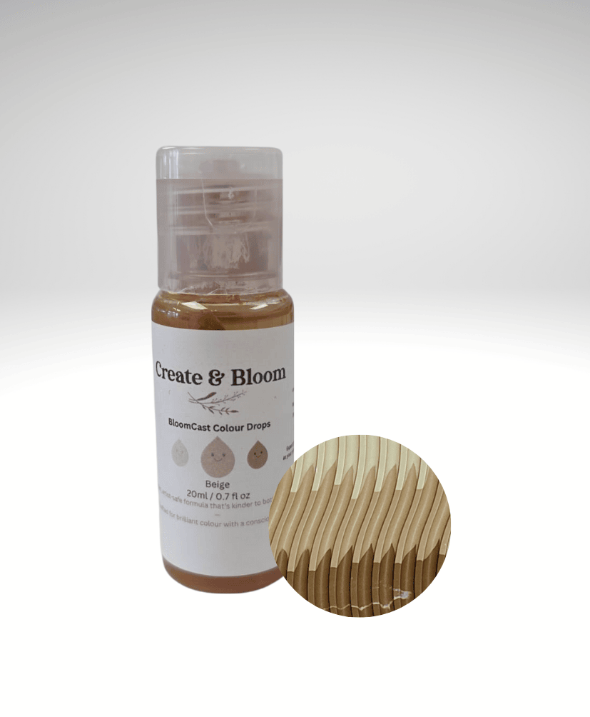 Beige Bloom Cast Drops – Water-Based Pigment dye for Eco Pour – Apex Resin