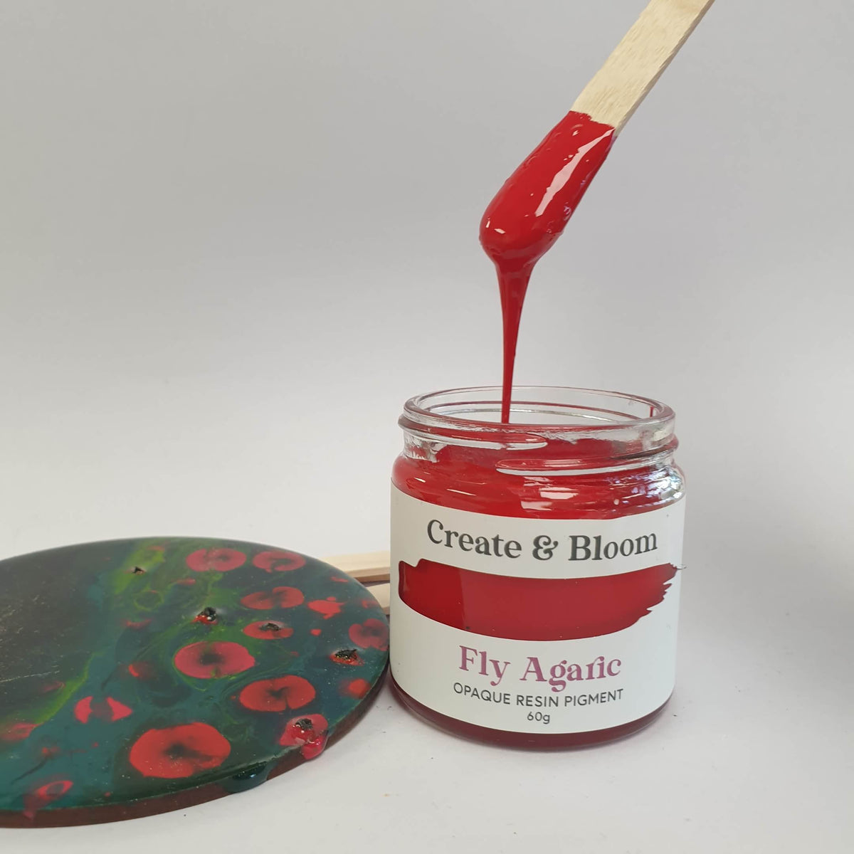 Opaque Resin Pigment: Fly Agaric Red – Apex Resin