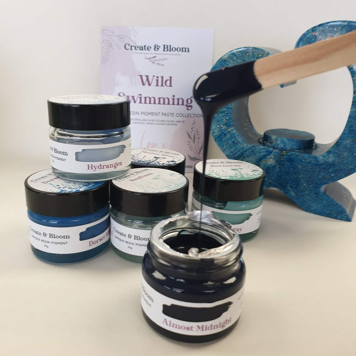 Wild Swimming - Opaque Resin Pigment Paste Set of 6 Collection! – Apex ...