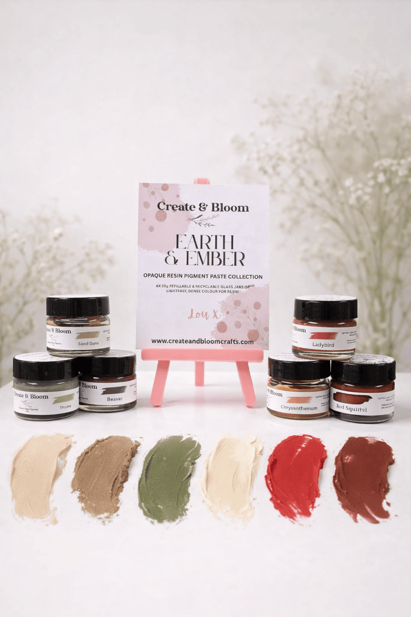 Epoxy Resin Pigment Pastes - Opaque Earthy Resin Colours – Apex Resin